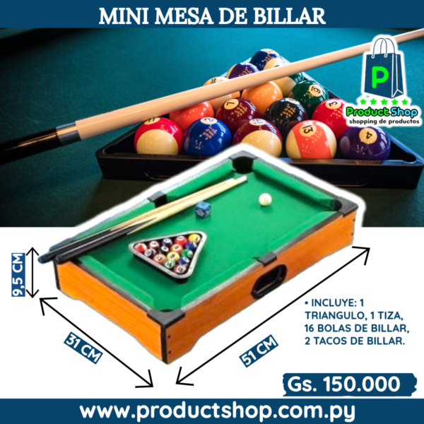 Mini Mesa de Billar - ProductShop