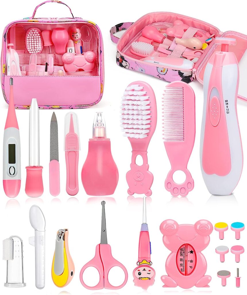 Kit de accesorios para Bebé 20pcs Rosa - ProductShop