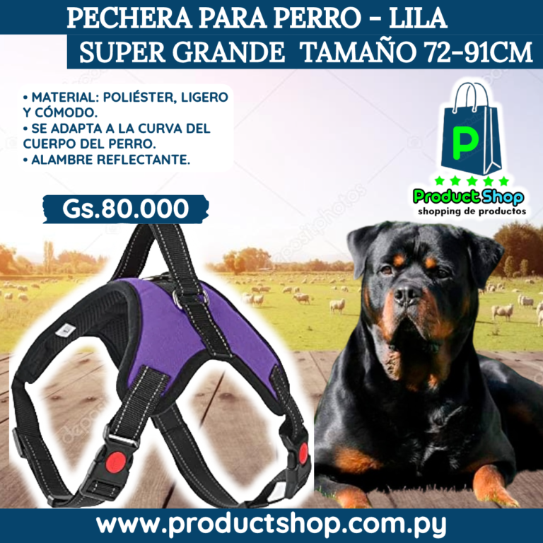 Pechera para Perro. Super Grande 72-91cm - Lila - ProductShop