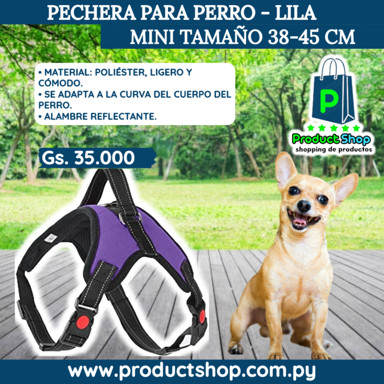Pechera para Perro. Mini 38-45cm - Lila - ProductShop