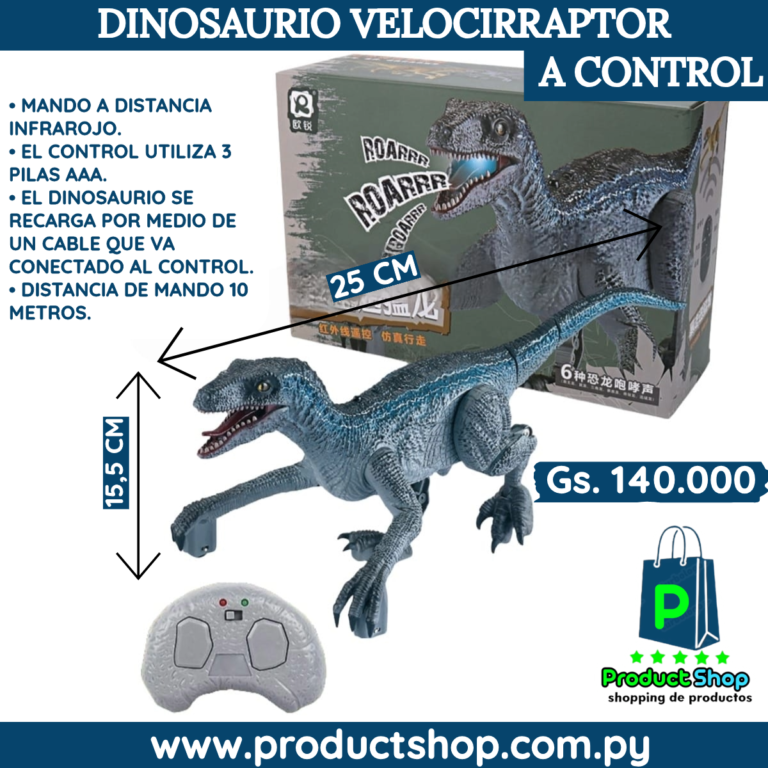 Dinosaurio Velocirraptor a Control Remoto - ProductShop