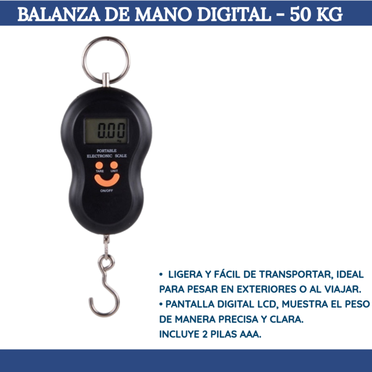 Balanza De Mano Digital. 50 Kg - ProductShop